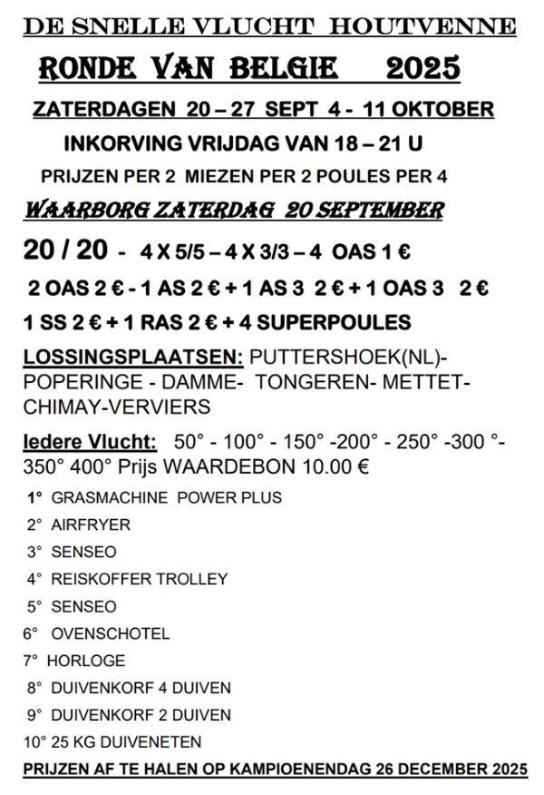 Overzicht/Info/Uitslag RON... | Pitts - Pigeons Into The Sky